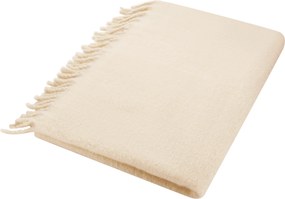Livarno® Hebká deka, 130 x 170 cm (krémová)