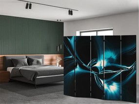 Liox 3D PARAVÁN ČERNOMODRÁ ABSTRAKCE Z VESMÍRU Rozměr: 225 x 180 cm