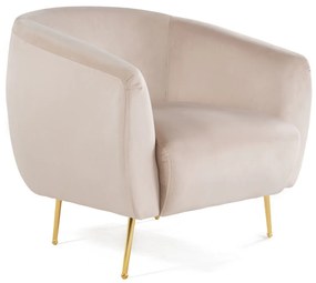 Atelier del Sofa Křeslo Eses Beige - Wing, Béžová