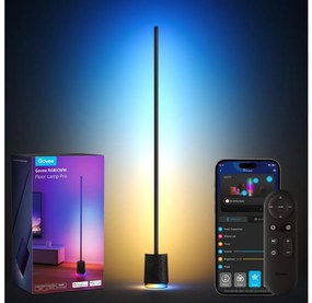 Govee - LED Stojací lampa s reproduktorem Pro RGBICWW Wi-Fi + DO