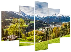 Obraz horské krajiny (150x105 cm)