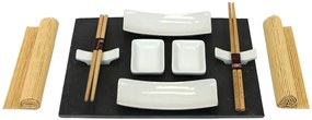 EXCELLENT Sushi set porcelán/břidlice/bambus sada 11ks KO-210000010
