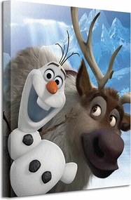 Ledové království Frozen Olaf Sven – obraz na plátně