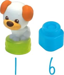 Clementoni Soft Clemmy Box s víkem Pejsek / 6 měkkých kostek / od 1,5