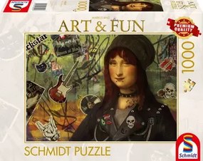 SCHMIDT Puzzle Art  Fun: Mona Lisa 2024 / 1000 dílků / 69,3 x 49,3 cm
