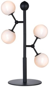 OnaDnes -20% Opálově bílá skleněná stolní lampa Halo Design Atom