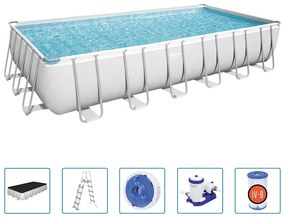 Bestway Bazénový set Power Steel obdélníkový 732 x 366 x 132 cm