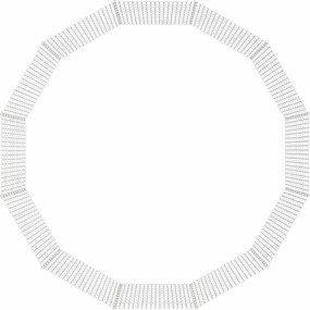 Ohrada pro volný výběh zvířat 12dílná 54 x 100 cm pozinkovaná ocel 171584