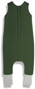 Mušelínový spací pytel s nohavicemi Sleepee Bottle Green S