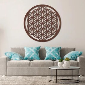 Dřevěná dekorace Květ života - posvátná geometrie a mandala na zeď | SENTOP PR0168-akcia20