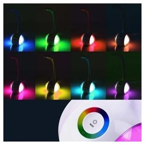 LED RGB Stmívatelná stolní lampa LED/7W/230V bílá