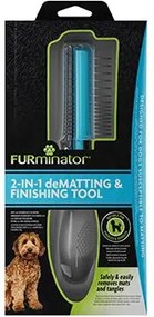 FURminator, Inc. FURminator hřeben 2v1 deMatting&Finishing Tool pro psy
