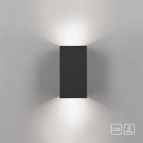 PN 9442-13 BLOCK LED venkovní nástěnné svítidlo antracit IP54 3000K - PAUL NEUHAUS