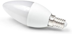 MILIO LED žárovka C37 - E14 - 8W - 655 lm - teplá bílá