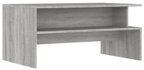 Konferenční stolek šedý sonoma 90x55x42,5 cm kompozitní dřevo - Default Title