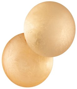 Designové nástěnné svítidlo Solei zlatá