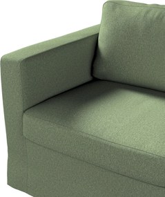 Potah na pohovku IKEA  Karlstad 2-místná , nerozkládací, dlouhý barva zelená látka pletený vzor