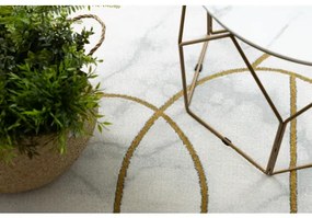 koberec EMERALD výhradní 1016 glamour, stylový art deco, mramor krém velikost 140x190 cm | krásné koberce cz