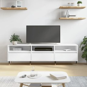 vidaXL TV skříňka 150 x 30 x 44,5 cm kompozitní dřevo [831266] Barva: Bílá