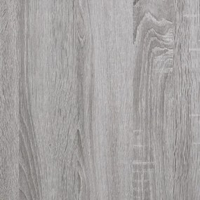 Knihovna šedá sonoma 78,5 x 33 x 82 cm kompozitní dřevo - Default Title