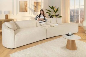 Designová sedačka Pasquale 330 cm béžová