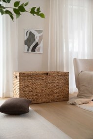 Truhla na prádlo BIG, vodní hyacint, šířka 90 cm natur