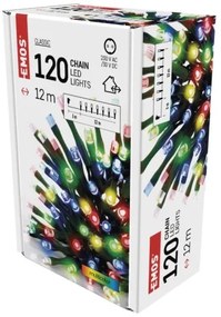 Vánoční osvětlení Emos D4AM03 ZY0813T 120LED řetěz multicolor časovač