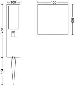 Philips 17434/30/P7 - LED RGBW Venkovní lampa Hue IMPRESS LED/16W/24V IP44