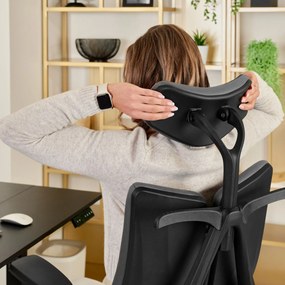 Ergonomické křeslo Loano – Černé