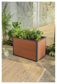 Květináč Keter Maple Mobile Urban Garden Bed 88L hnědý