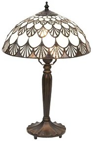 Stolní lampa Tiffany ART DECO Clayre &amp; Eef 5LL-5998
