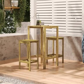 Barový stůl 60 x 60 x 110 cm impregnovaná borovice 318219