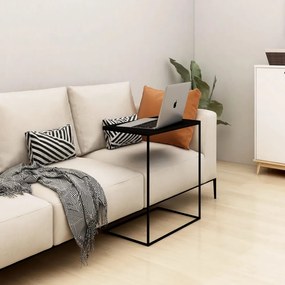 Odkládací stolek černý 55 x 35 x 66 cm kompozitní dřevo,  336133 HangarStore.cz