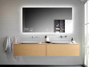 Chytré infrazrcadlo SMART MIRROR 200W | Výhřevnost 3.6 m2 | 60x60 cm | WiFi termostat | Dálkové ovládání | LED světlo