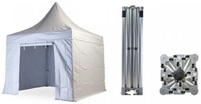 Nůžkový párty stan 3x3 m TENTino BH EXTREME PVC Barva opláštění: 1A - BÍLÁ