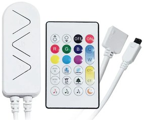 Solight Wifi Smart LED světelný pás, RGB, 5m, sada s adaptérem a dálkovým ovladačem