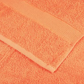 Premium ručníky SOLUND 10 ks oranžové 100x200 cm 600 g/m² 137391