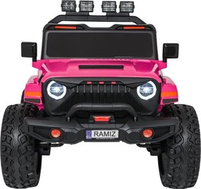 Elektrické autíčko Extreme Sport 4x4 růžové