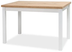 Jídelní stůl Alfred (dub + bílá) (pro 4 osoby). 1049846