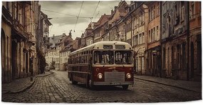 Sablio Ručník Historický autobus - 50x100 cm