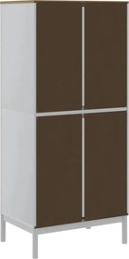 vidaXL Šatní skříň FLORO 77 x 53 x 171 cm masivní borovice [374006] Barva: Voskově hnědá