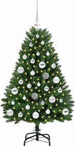 Umělý vánoční stromeček 120 cm 150 LED Teplá bílá PVC a ocel 3395672