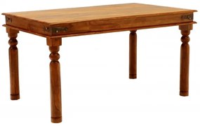 Indický nábytek - Jídelní stůl Jali 120x90 z indického masivu palisandr Only stain