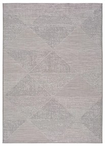 Šedý venkovní koberec Universal Macao Grey Wonder, 133 x 190 cm