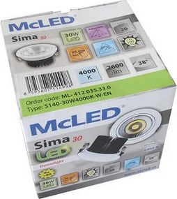 Podhledové LED svítidlo McLED Sima 30 30W 4000K ML-412.035.33.0