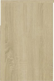 vidaXL Lavice s botníkem 60 x 30 x 45 cm dřevotříska [808741] Barva: hnědý dub