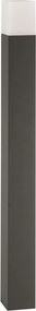 NV 71371101 Venkovní sloupkové svítidlo STICK tmavě šedý hliník bílý akryl E27 1x12W 220-240V IP54 bez žárovky - NOVA LUCE