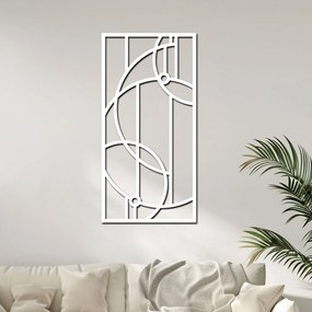 dřevo života Dekorační panel GATSBY III Zvolte rozměr (cm): 100x200, Zvolte barvu dekoru: Bílá