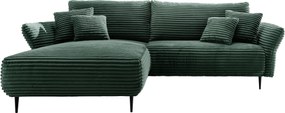 XXXLutz ROHOVÁ SEDAČKA, textil, tmavě zelená P & B - Sedací soupravy - 002310012358