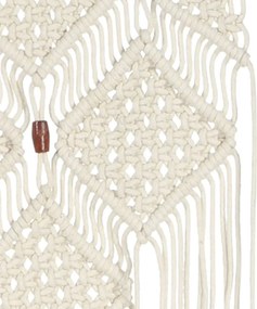 Nástěnný závěs macramé 40 x 80 cm bavlna 323999